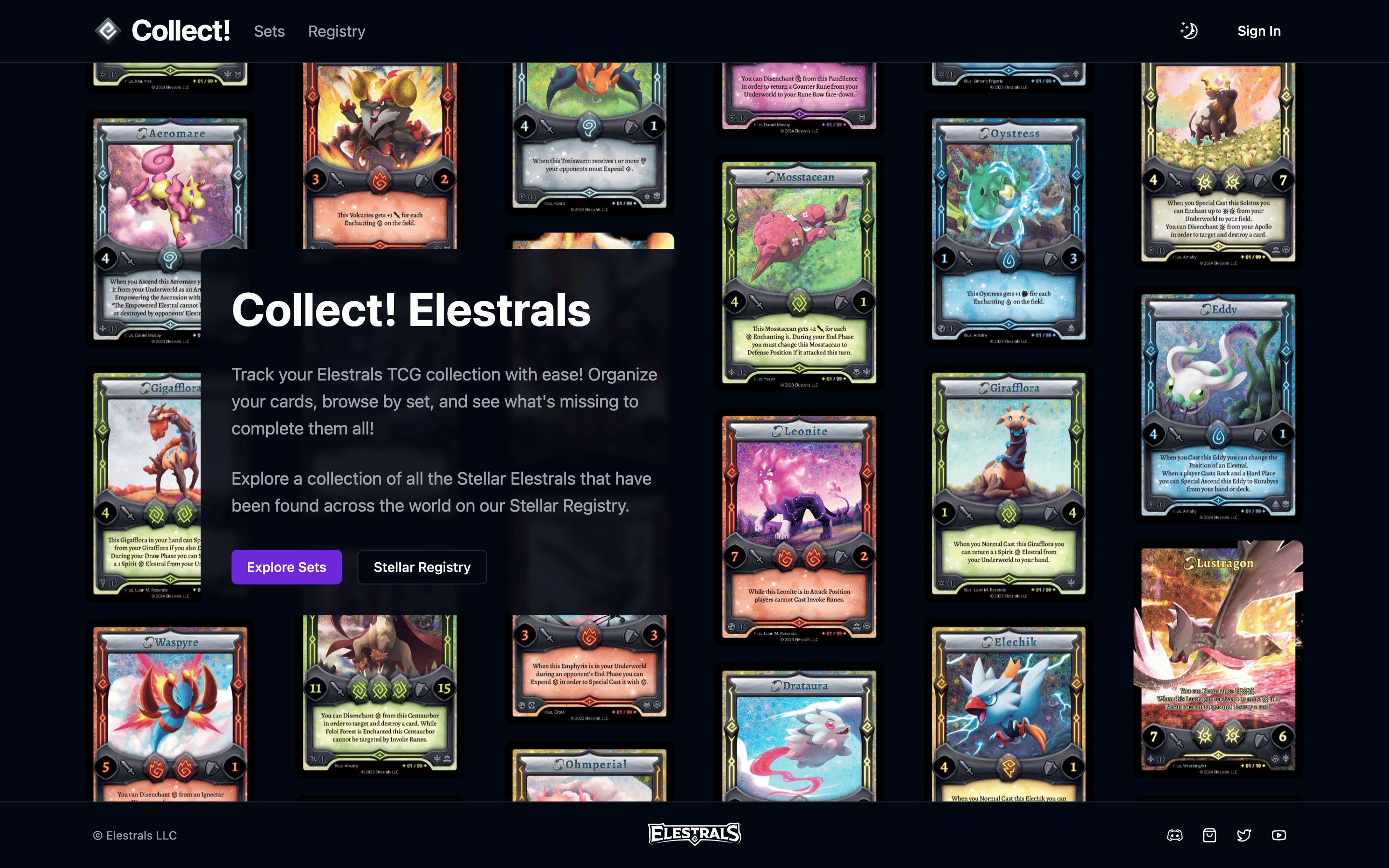 The Official Elestrals Collection Tracker | Collect! Elestrals